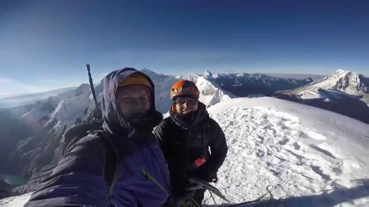 TOCLLARAJU AND ISHINCA - MOUNTAINEERING - GOPRO -PERU - CORDILLERA BLANCA
