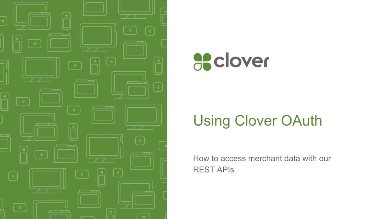 Using Clover OAuth