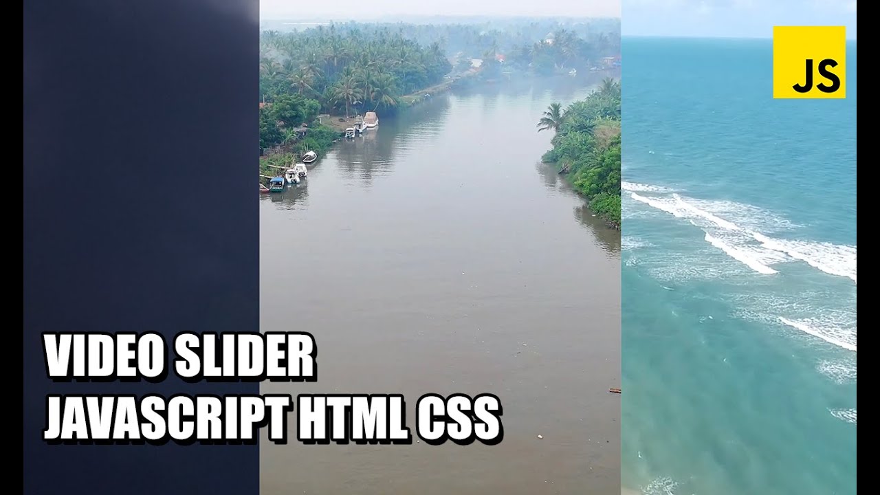 Video Slider JavaScript HTML CSS | How to make slider with videos?