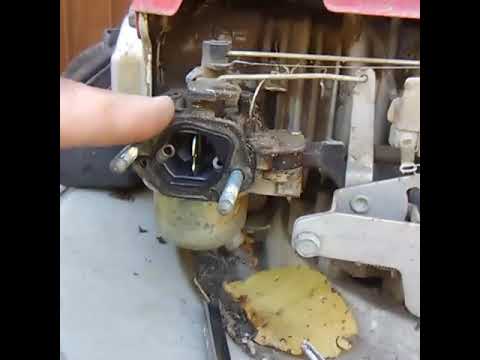 Replacing a carburetor on a Honda push mower