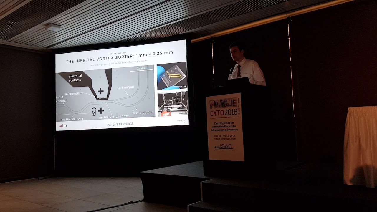 VACS: Vortex Actuated Cell Sorting. Cellular Highways at TTP