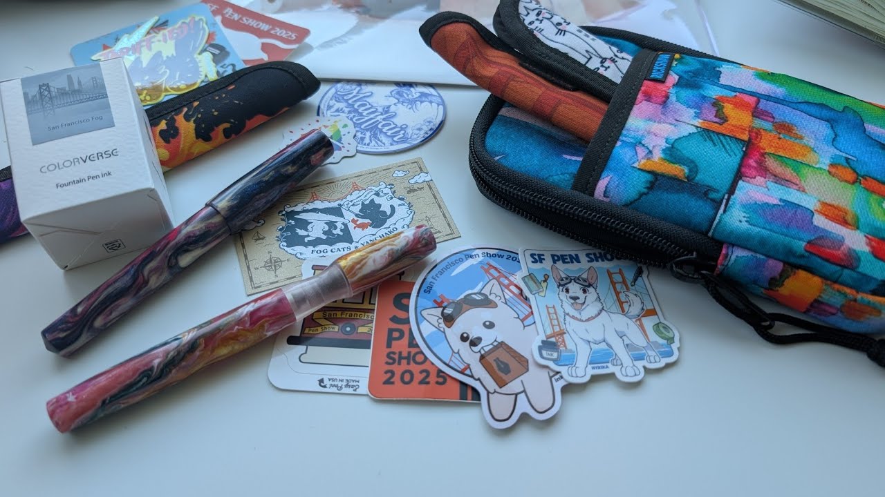 SF Pen Show 2025 haul | New Pen Day! New Ink Day! #sfpenshow2025
