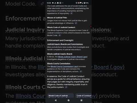 The Code of Judicial Conduct