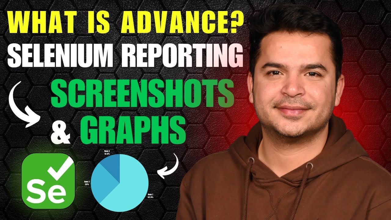 Advance Selenium Reporting with Screenshots and Graphs | Tutorial