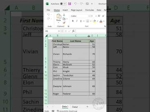 Autofit Columns and Rows in Excel