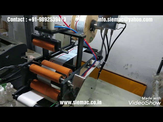 Sticker Labelling Machine - Semi Automatic Sticker Labelling Machine ...