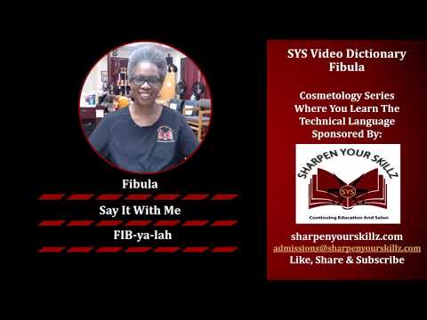 Fibula | SYS Video Dictionary