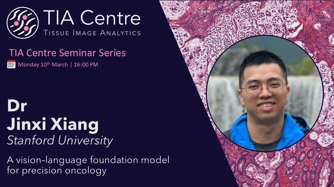 A vision–language foundation model for precision oncology: Jinxi Xiang, 10/03/25