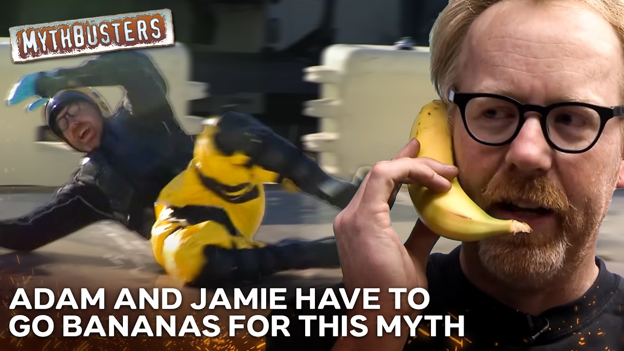Does A Banana Peel Actually Make You Slip? | MythBusters