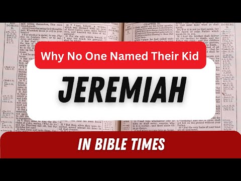 The Powerful Meaning Behind the Name Jeremiah (And Why It Was Rarely Used)