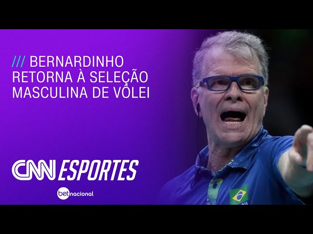 Bernardinho volta ao comando da Seleção Masculina de Vôlei | CNN Brasil