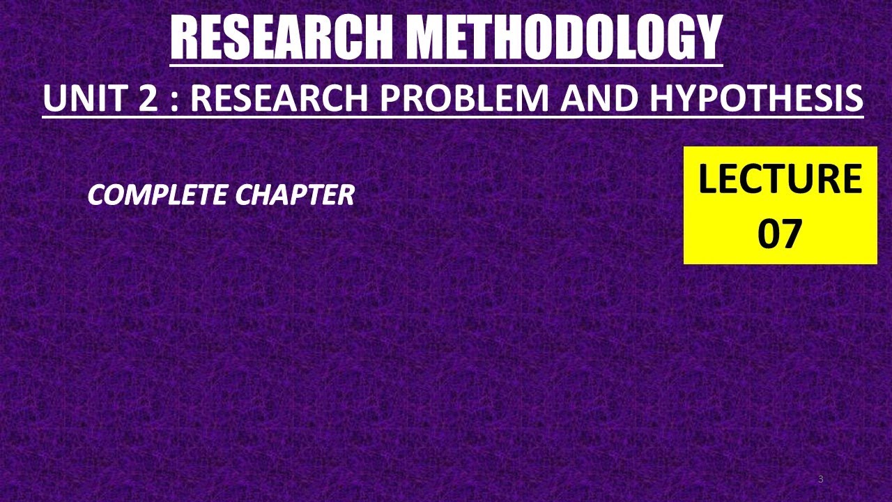 Unit 02 - COMPLETE UNIT | Complete Research Methodology Course | PDF included