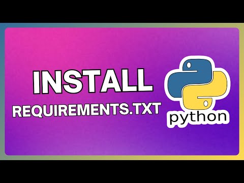 How to Install Requirements.txt in Python | Pip Install Requirements.txt | Complete Tutorial Guide