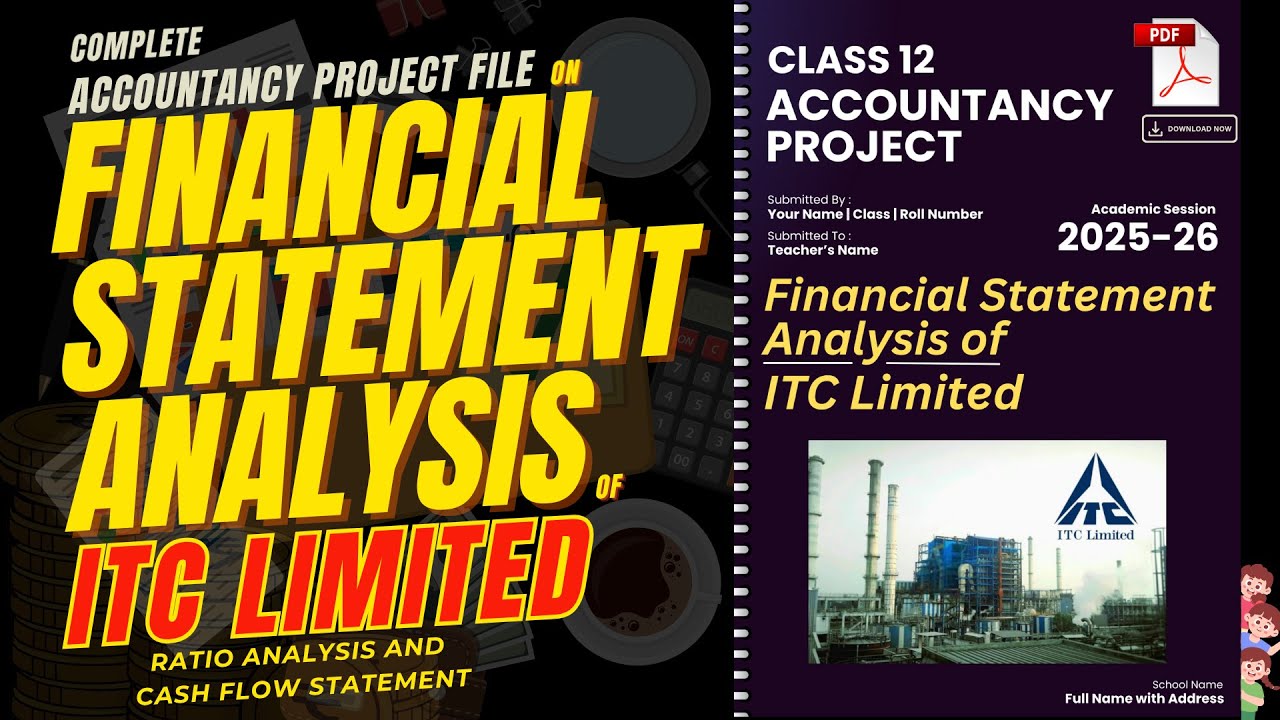 Class 12 Accountancy Project on Financial Statement Analysis of ITC Limited 2025, CBSE, Download 