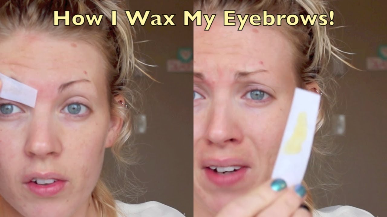 Eyebrow Waxing Tutorial!
