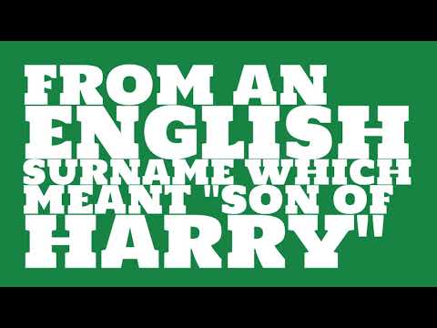What does the name Harrison mean?