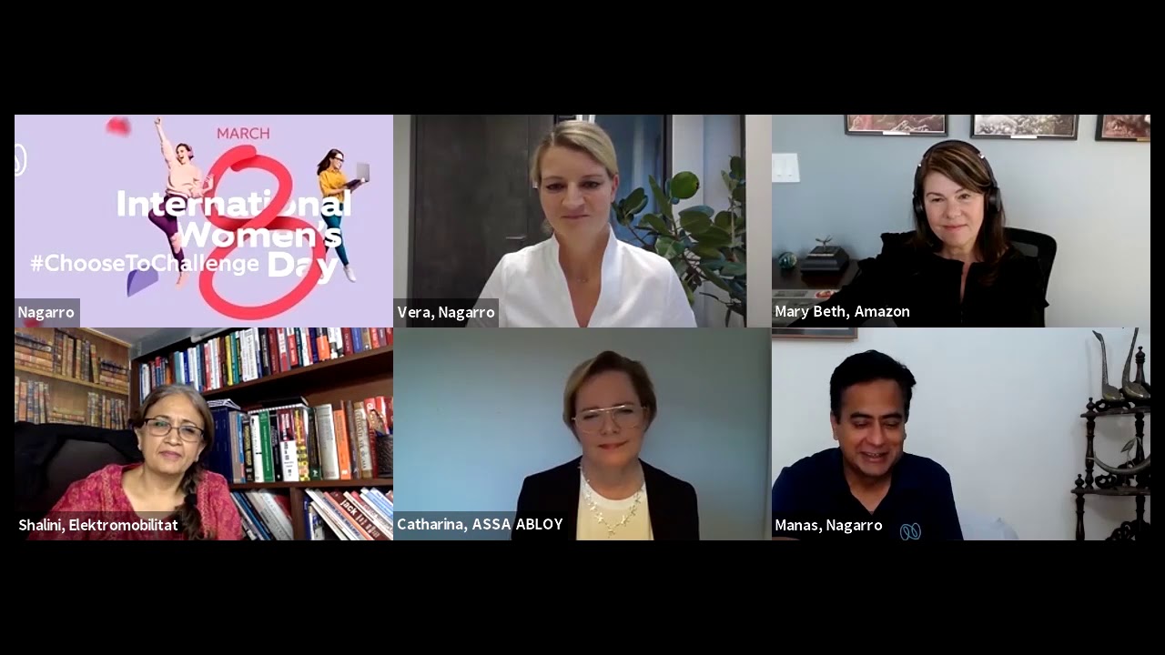 Nagarro's #LinkedInLive Talk on International Women's Day 2021