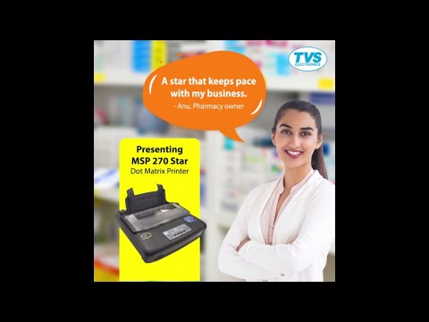 Dot Matrix Printer - TVS MSP 250 Star Dot Matrix Printer Trader ...