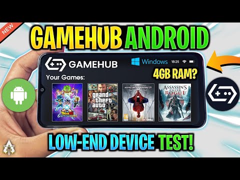 π₯ TESTING GAMEHUB EMULATOR ANDROID ON *LOW-END* DEVICE (GAMEPLAY TEST) WINDOWS EMULATOR