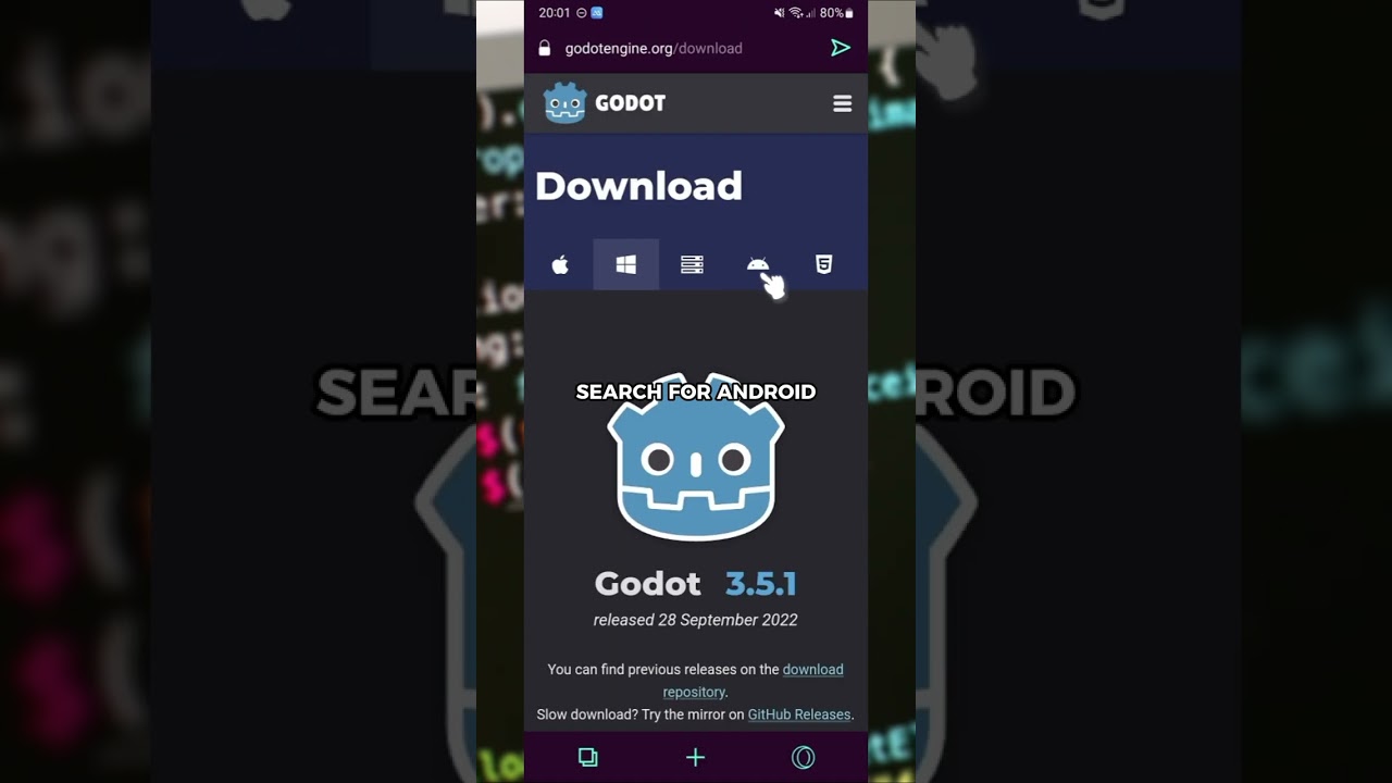 Create games in your phone is possible - Godot for Android