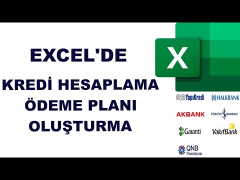 #Excel Kredi Ödeme Planı Oluşturma | Excel Kredi Hesaplama | Teknoloji Sayfası