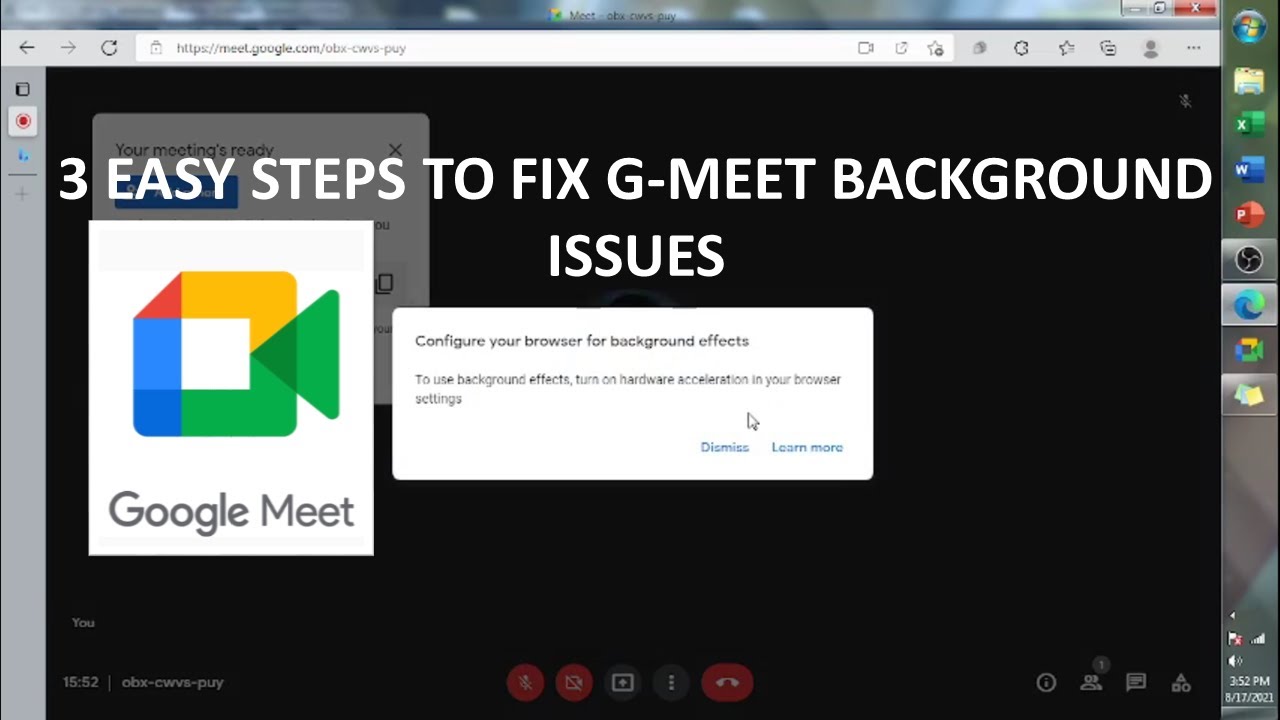 3 Langkah Mudah untuk Memperbaiki Masalah Mengganti Efek Latar Belakang di Google Meet