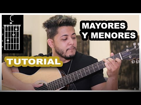 Como Tocar Todos Los Acordes Mayores y Menores en la Guitarra Acústica | Tutorial Básico