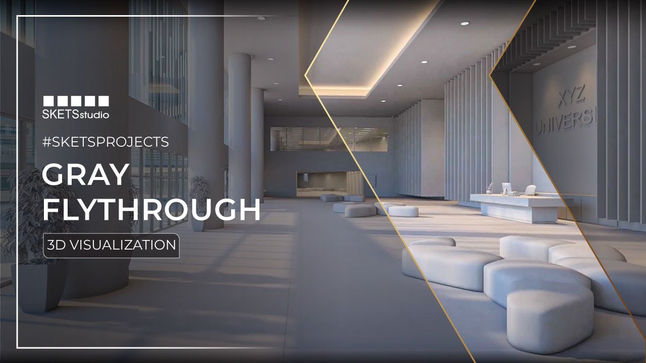 Grey Flythrough | 3D visualization Studio | SKETS Studio