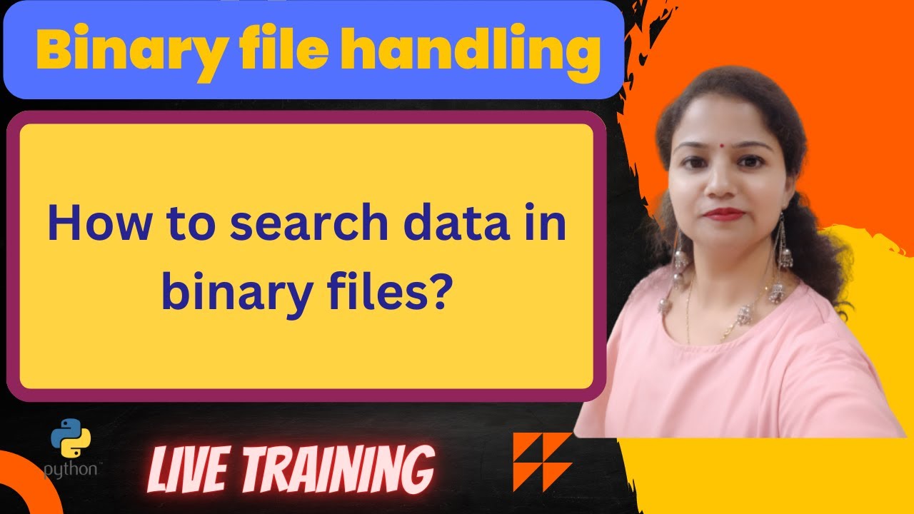 How to search record in a Binary File? CBSE | CLASS - XII | Computer Science