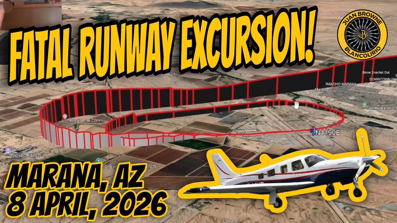 Fatal Runway Excursion Marana AZ N4190E 8 April 26