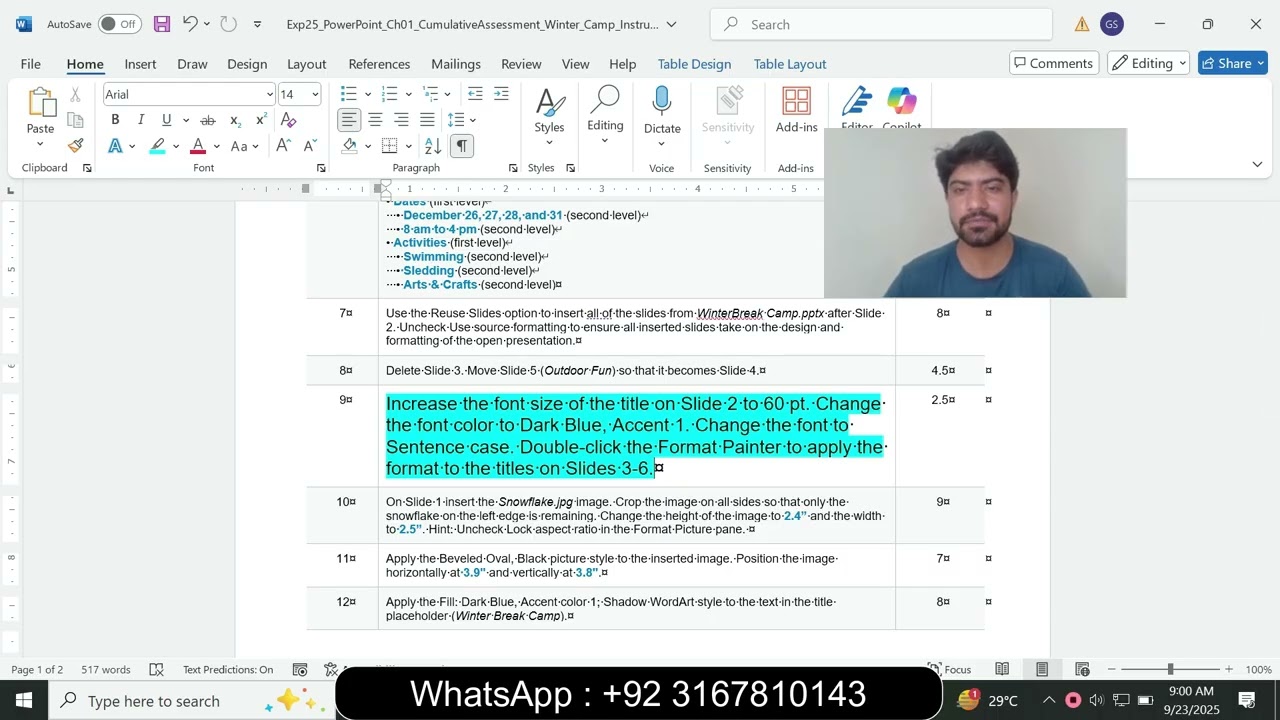 Exp25_PowerPoint_Ch01_CumulativeAssessment_Winter_Camp Chapter 1 |  PPT - Final Projec | Cumulative