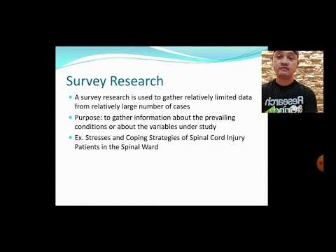 Descriptive Research Designs