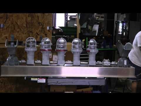 EPL-TL-5X10W-2XPA Signal Stack Light and Alarm Combinaton - Class 1 Division 1