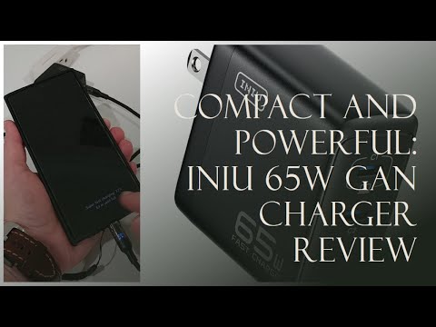 INIU 65W GaN Charger AI-624 Review (Smallest Dual USB-C PD PPS 65W Wall Charger)