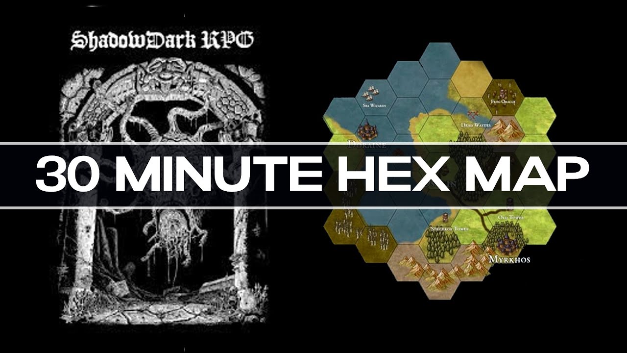 ShadowDark RPG: Overworld Hex Map Creation