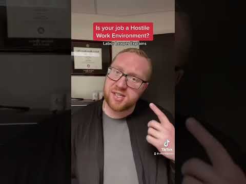 Is your job a hostile work environment??