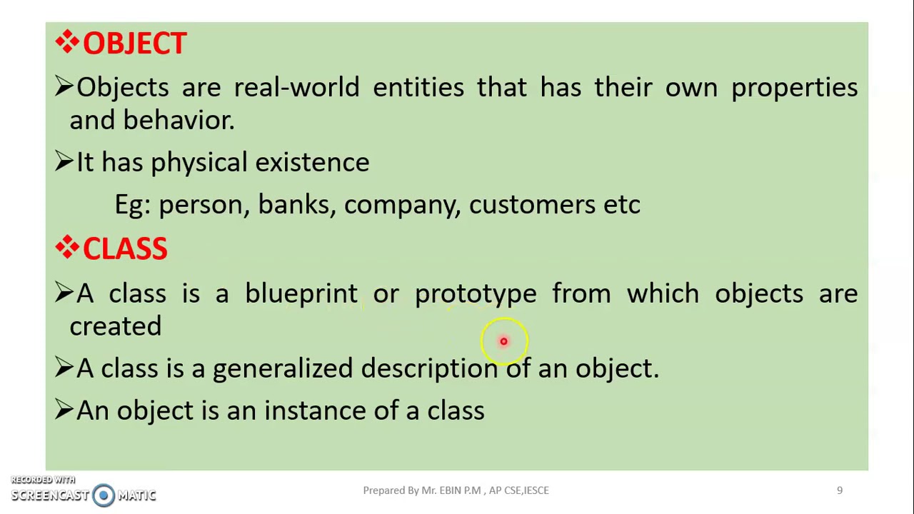 JAVA - MODULE 1-TOPIC 2 - OBJECT ORIENTED DESIGN