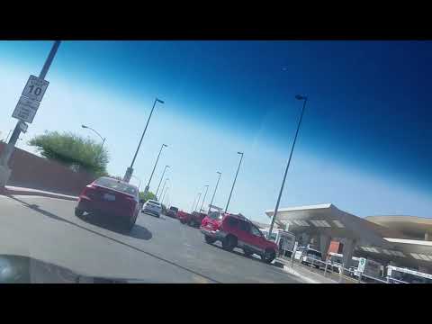 Uber Drop Off and Pickup Location for McCarran Rental Cars in Las Vegas.
