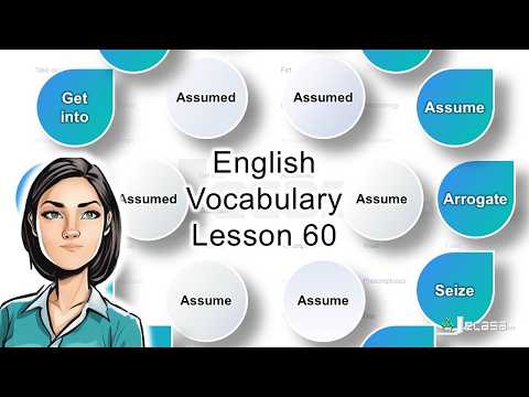 English Vocabulary - Lesson 60 | Astern, Assurance, Assumptive, Assume, Astonishing | Synonyms
