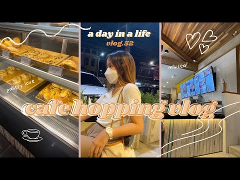 cafe hopping vlog 🍰 got tea? crafted milktea 🧋 tom n toms coffee bacolod ☕️ ✨ - vlog.52