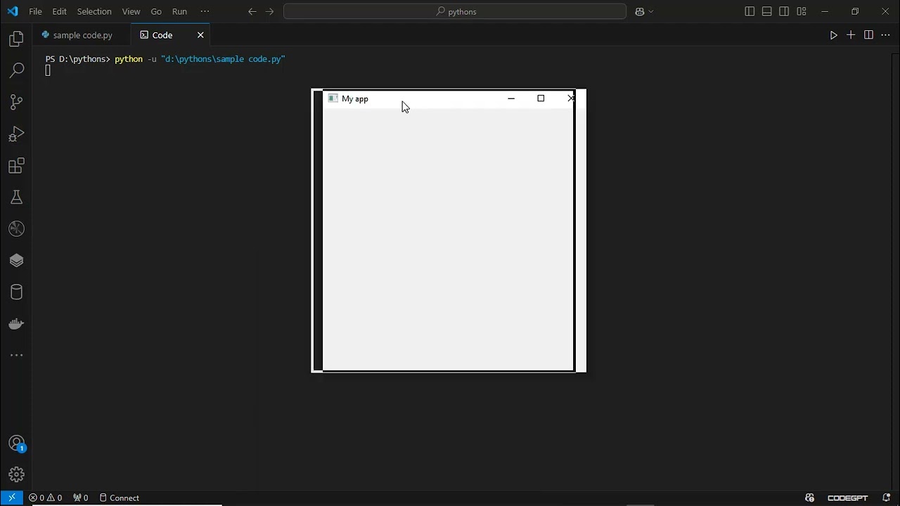 Build a Simple GUI App in Python using PySide6 | Step by Step in VS Code