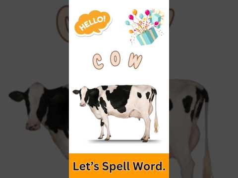 COW Vocabulary_Spelling Word_Cow Vocab Spelling.