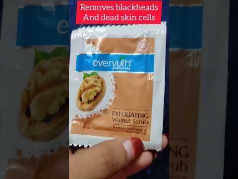 Skincare UnderRs15 |How to Use Scrub|Skincare for teenager,Everyuth Exfoliating Walnut Scrub#shorts
