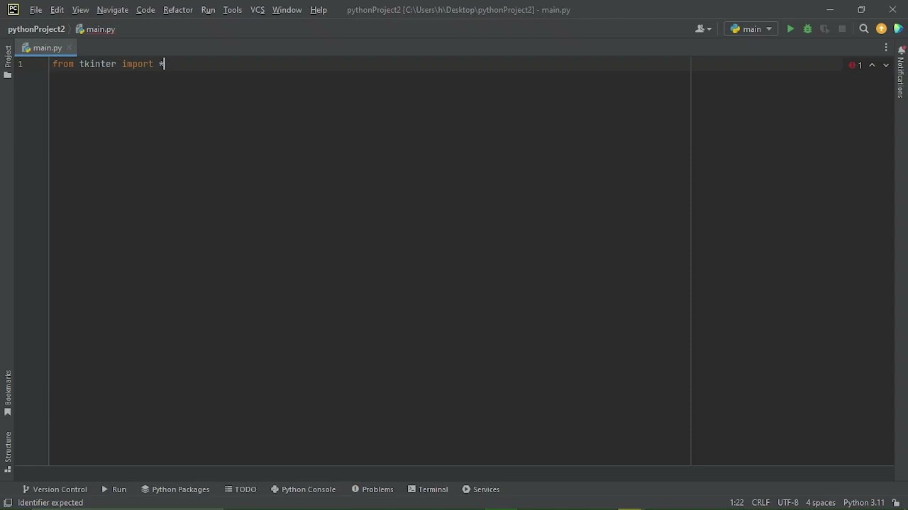 setting background color in python tkinter