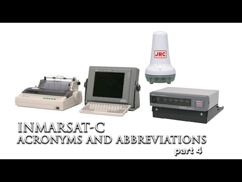 INMARSAT-C ACRONYMS AND ABBREVIATIONS p. 4 | MARITIME ENGLISH | UASUPPLY