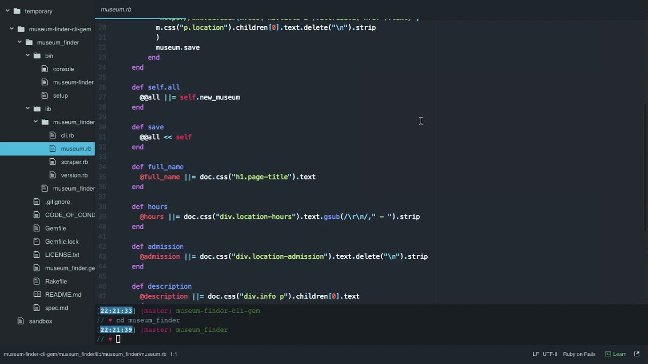 CLI Data Gem Project Walkthrough
