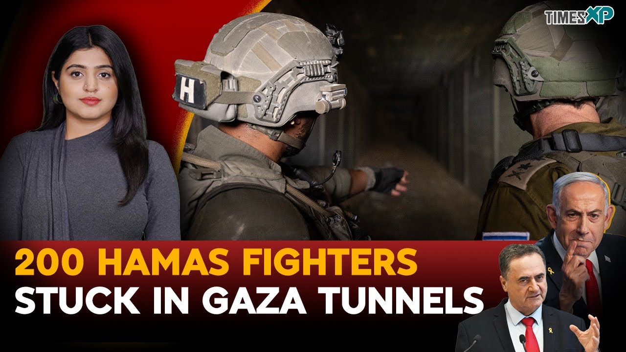200 Hamas Fighters Stuck In Gaza Tunnels| Israel-Hamas War| DRITI ATRI EXPLAINS