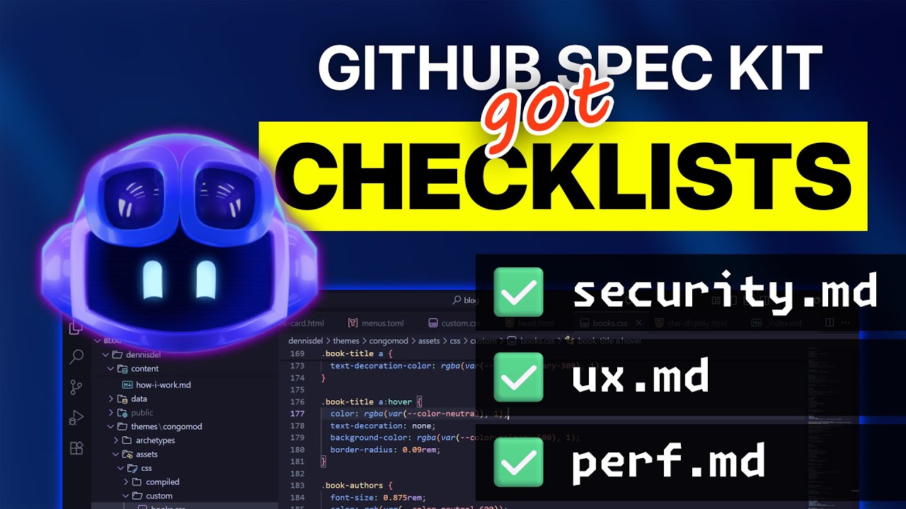 GitHub Spec Kit now has ✅ CHECKLISTS
