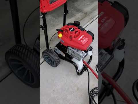 Craftsman pressure washer engine idle surge