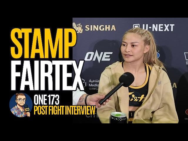 ONE Championship: “I wanted to start throwing up” - Stamp Fairtex ...